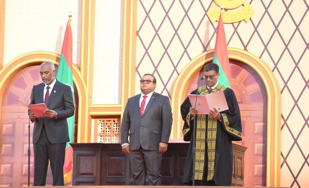 Dr. Mohammed Muizzu sworn in as President