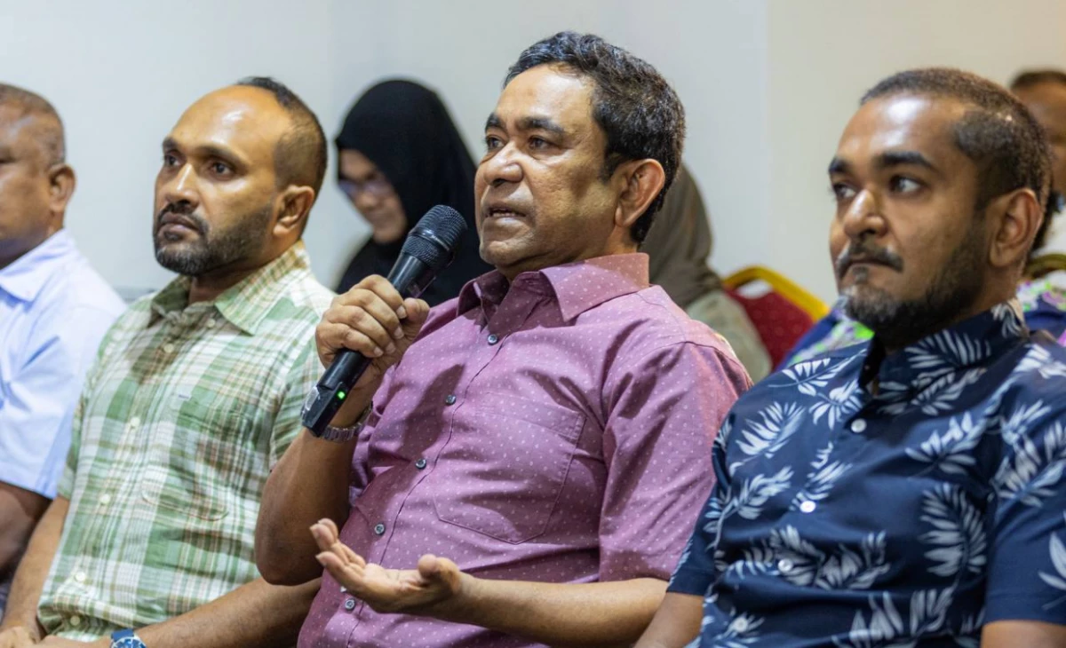 PNF accuses President Dr. Muizzu of interfering in Yameen's...