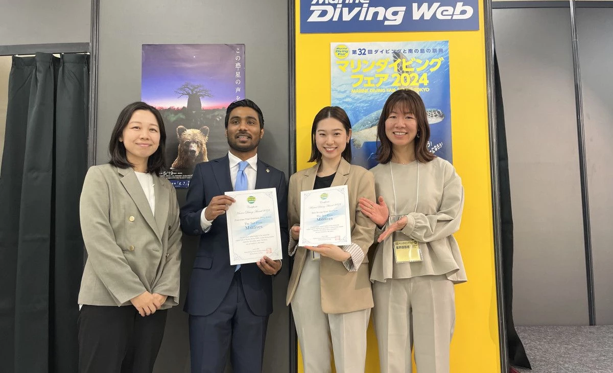 Maldives clinches two awards at Japan's Marine Diving Awards 2023