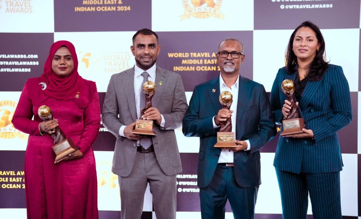 Maldives secures four prestigious awards at World Travel Awards...