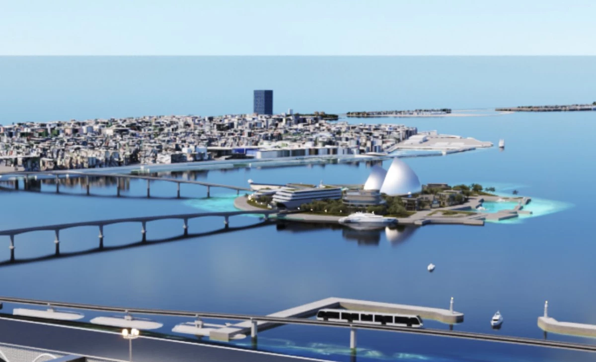 Male' and Hulhule' to be connected to Funadhoo by Monorail:...
