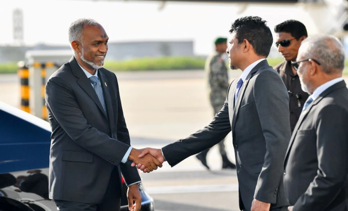 President Dr Muizzu concludes official India visit and returns to...