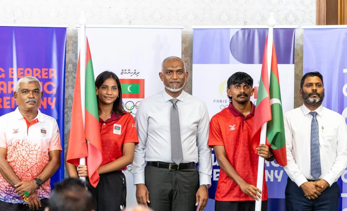 Dheema and Ibadhulla to bear Maldivian flag at Paris 2024 Olympics