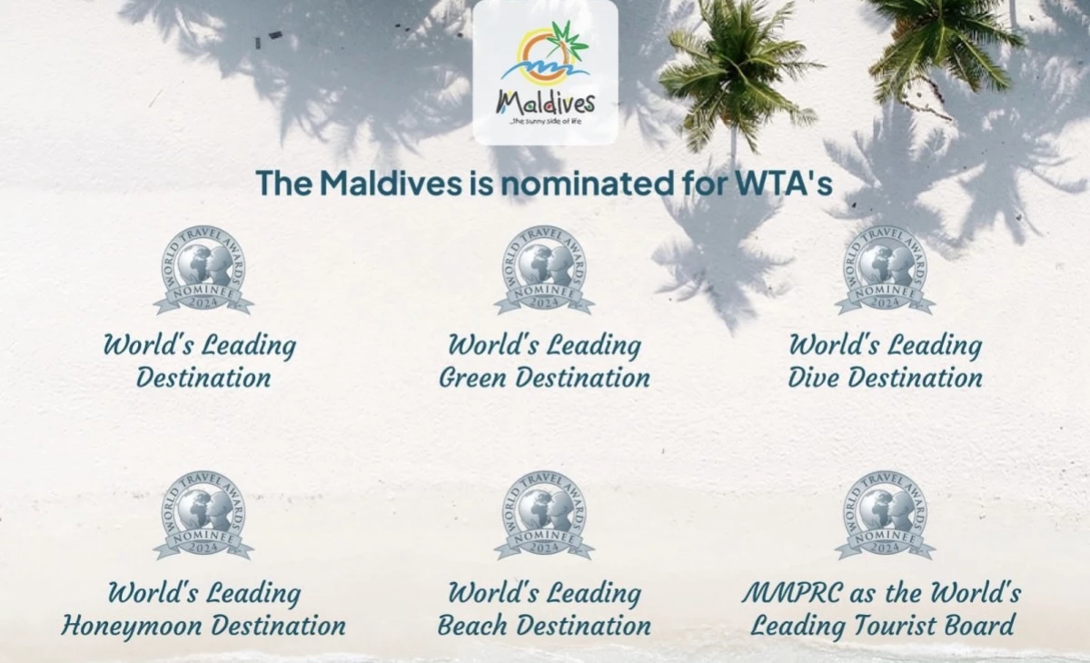 Voting open for World Travel Awards 2024: Maldives in the running...