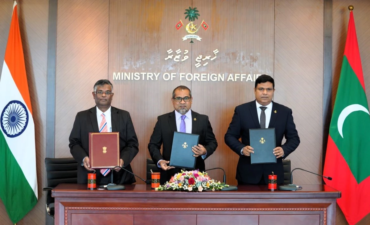 Maldives and India sign MoUs for 13 new community development projects